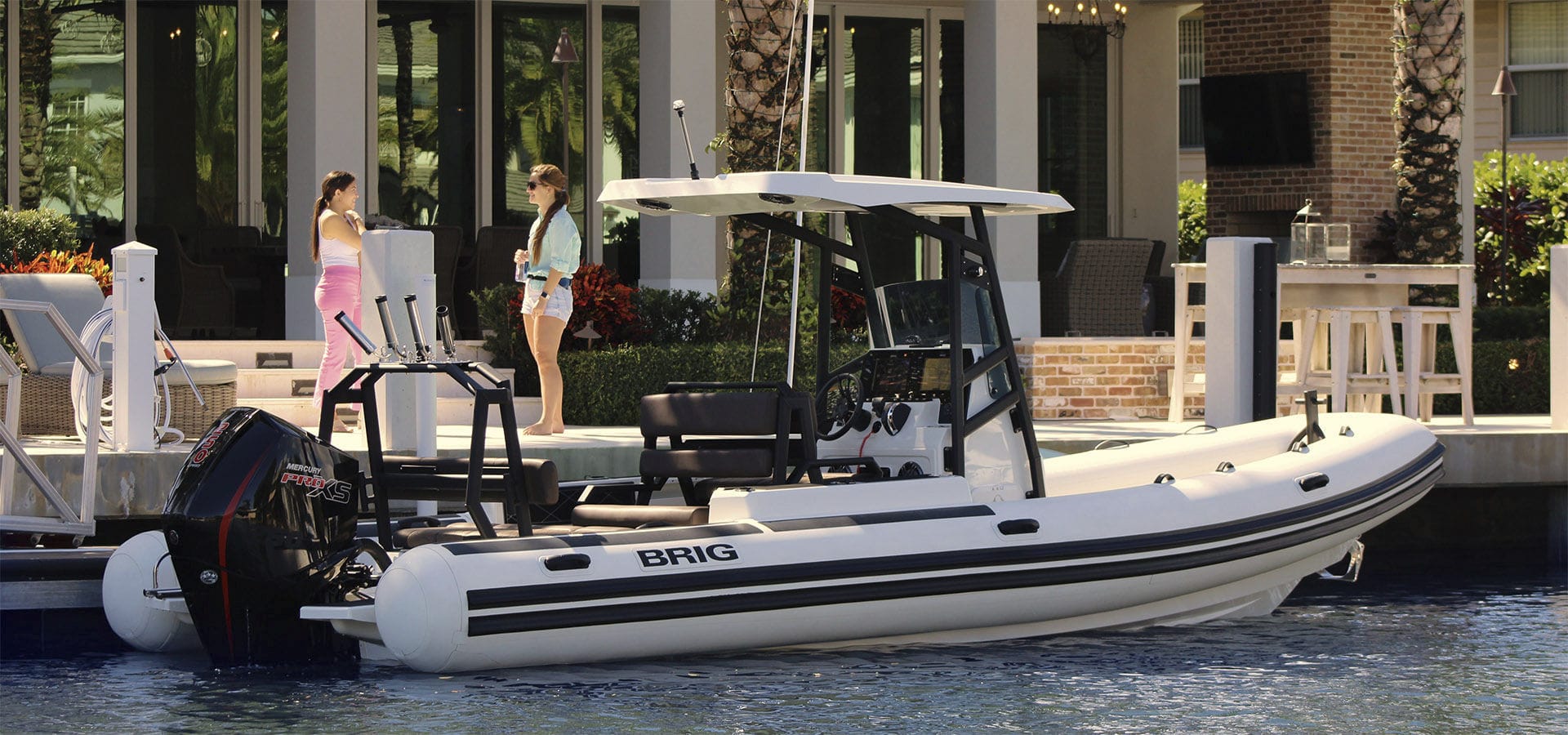 Outboard inflatable boat - NAVIGATOR 24 - Brig - RIB / center console ...