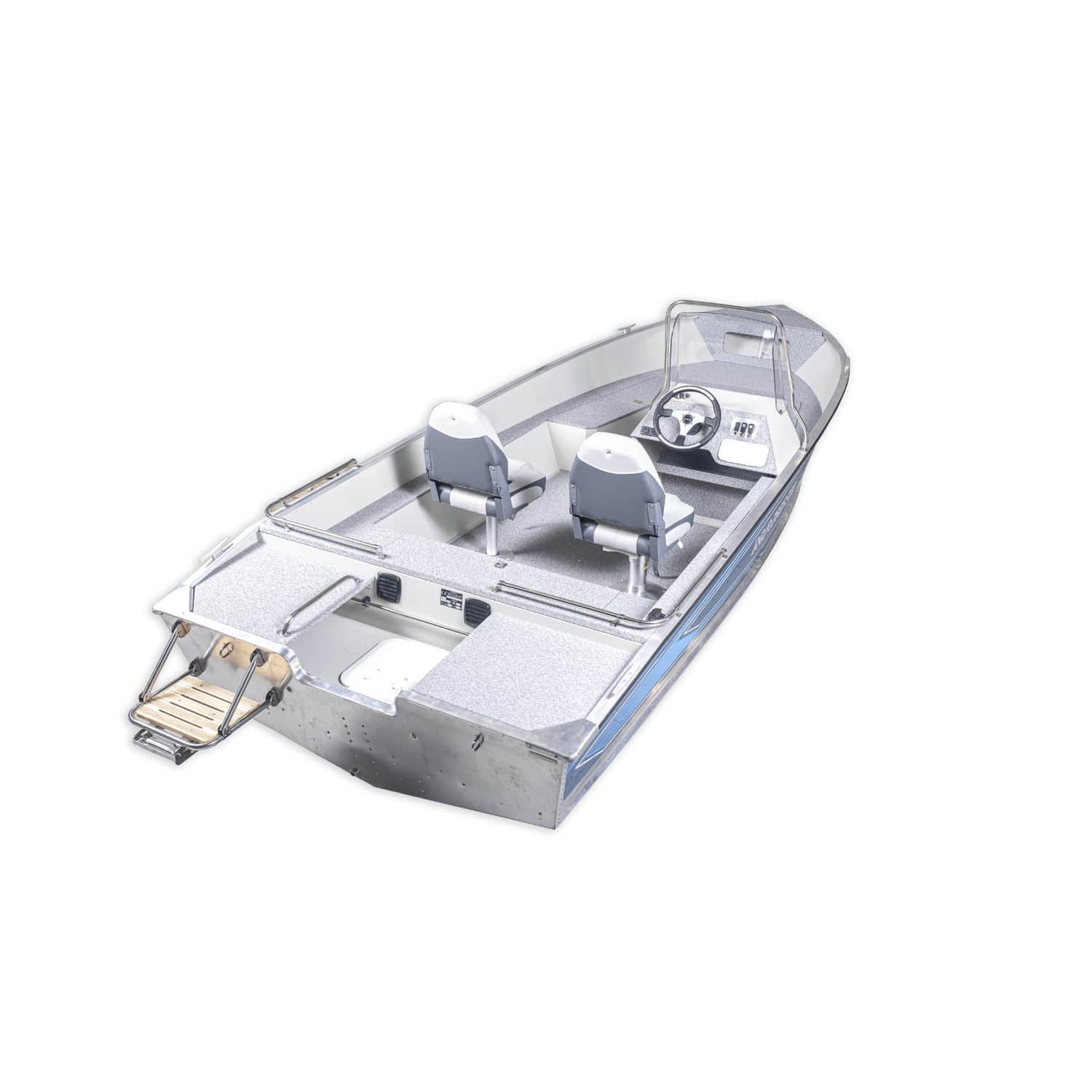 Outboard open boat - 530 Family - MARINE - open / side console / aluminum