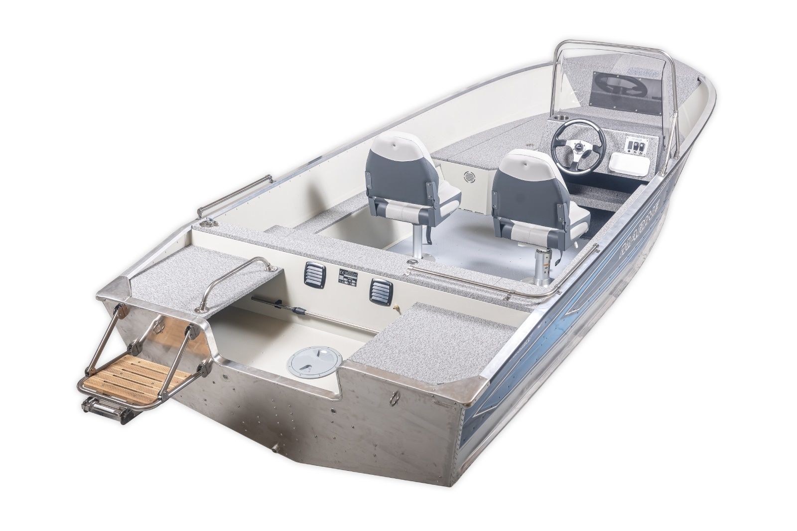 Outboard open boat - Marine 550 Family - MARINE - side console / aluminum