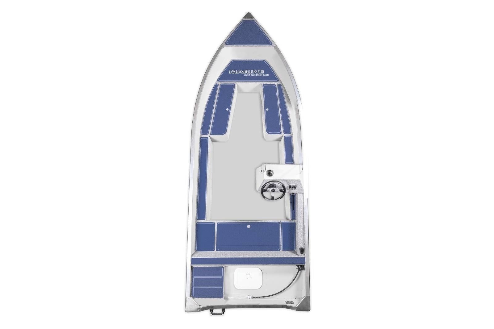 Outboard small boat - 450 Family AR - MARINE - open / side console ...