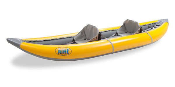 Sit-on-top kayak - LYNX II - Aire - inflatable / white-water / adult
