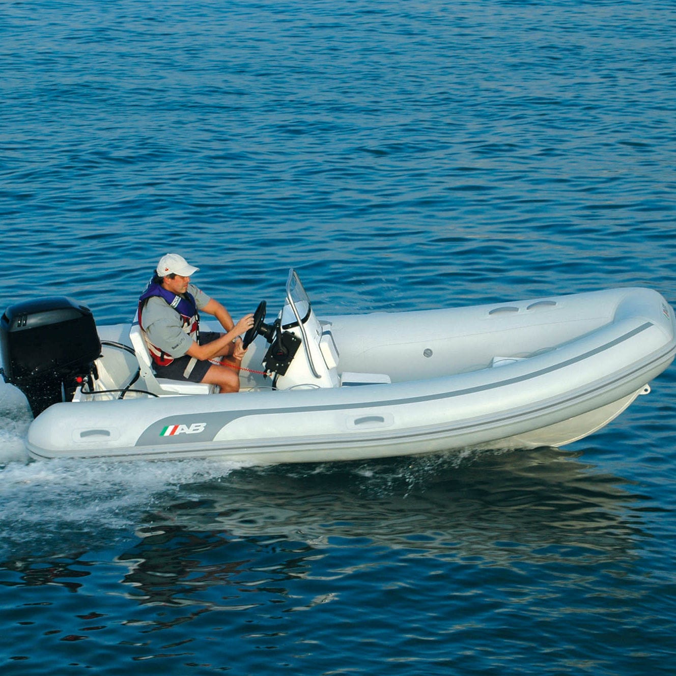 Outboard inflatable boat - 14 ALX - AB Inflatables - rigid / open ...