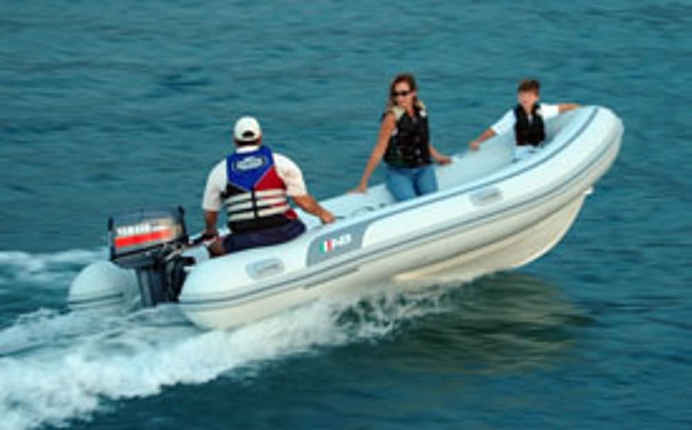 Outboard inflatable boat - 15 AL - AB Inflatables - rigid / aluminum ...