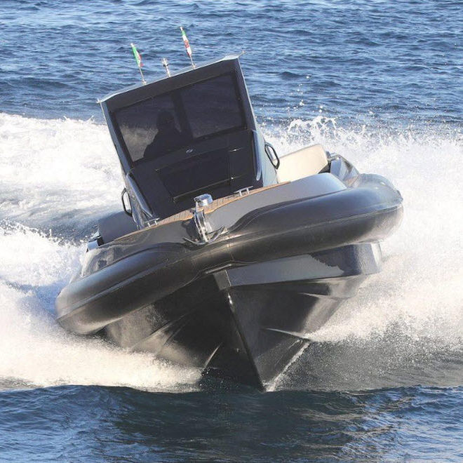 Inboard inflatable boat - ENVY 1100 HT - Scanner - rigid / center ...