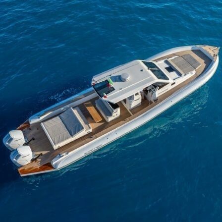 Outboard inflatable boat - ENVY 1500 - SCANNER - twin-engine / rigid / open