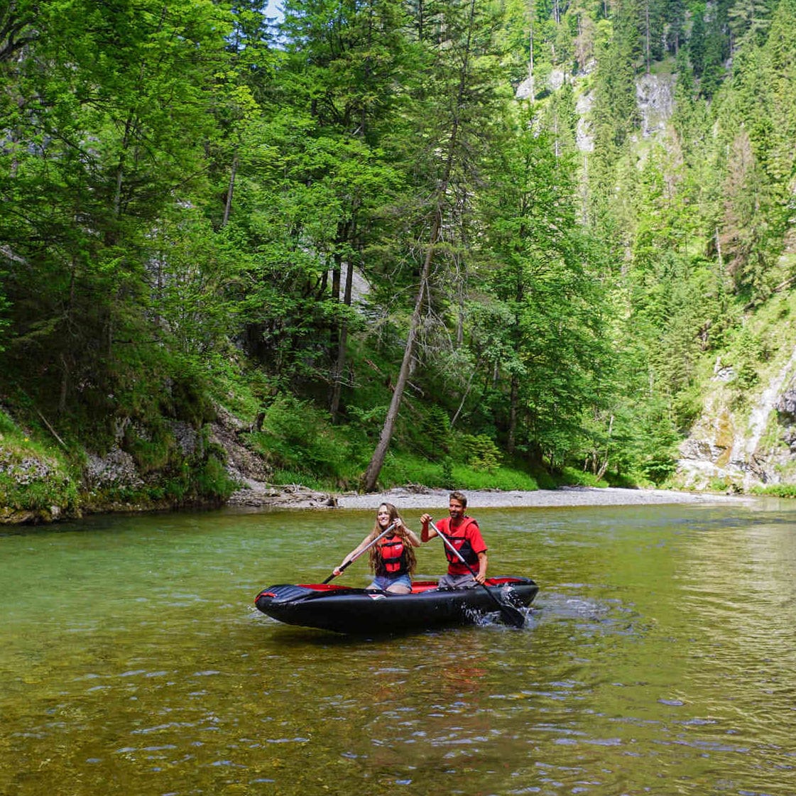 Inflatable canoe - XR TREKKING - Grabner GMBH, Austria - multi-use / 2 ...