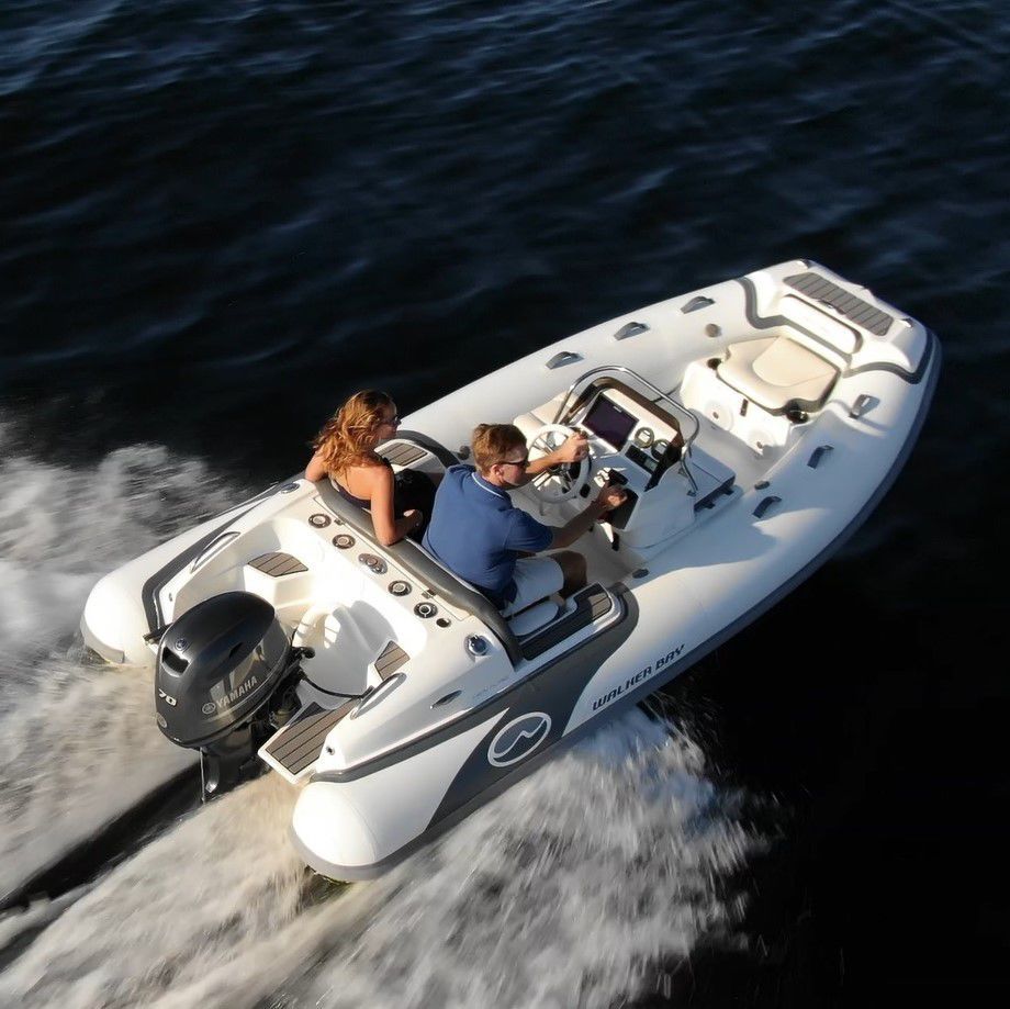 Outboard inflatable boat - Venture 14 - Walker Bay Boats - rigid / open ...