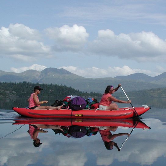 Inflatable canoe - C42 Whakapapa - Incept - long-distance touring / 3 ...