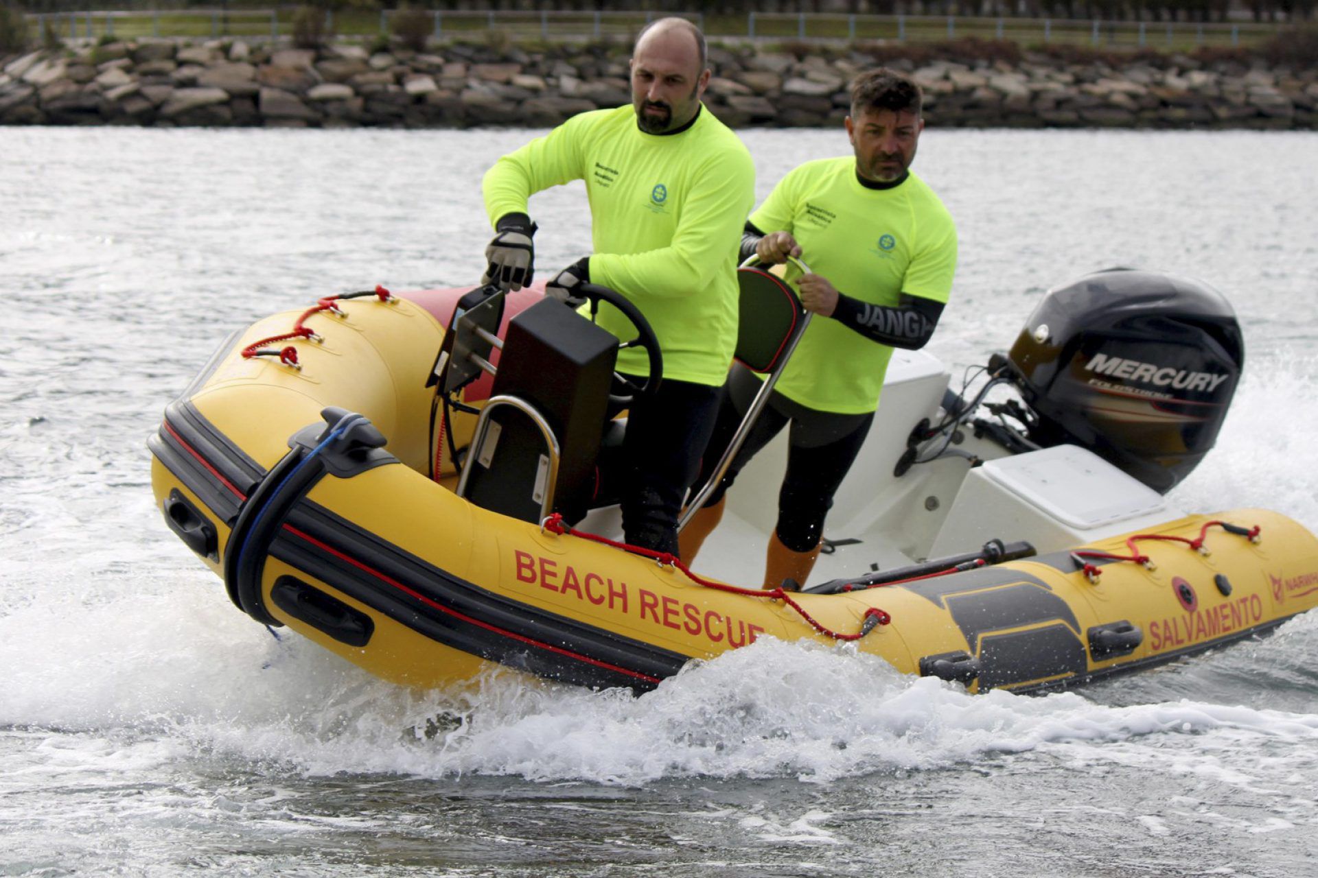 Professional rescue boat - HD-420 - Narwhal - outboard / rigid hull ...