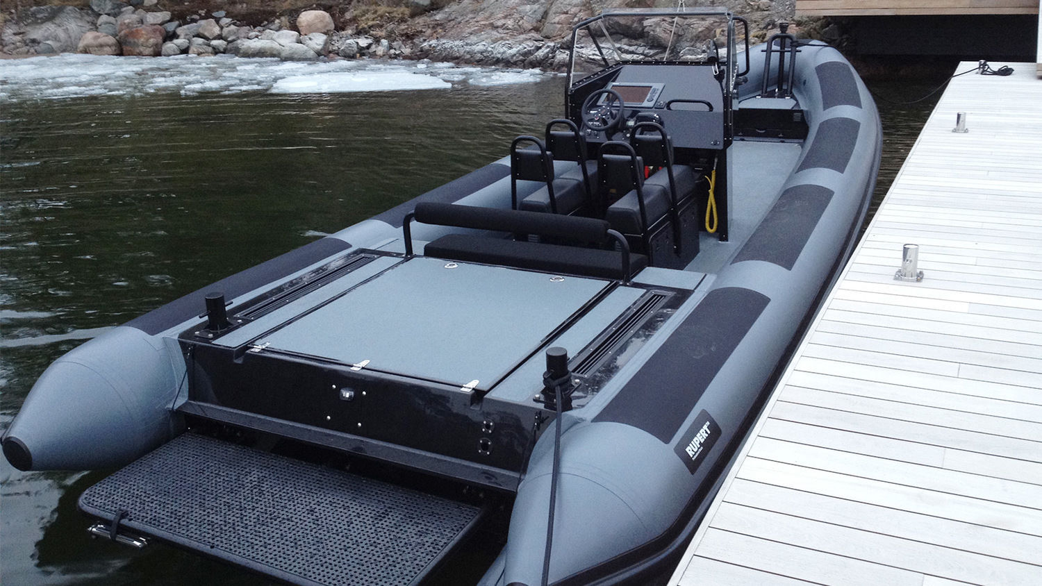 Work boat - 28 D CC - RUPERT MARINE - offshore service boat / stern ...