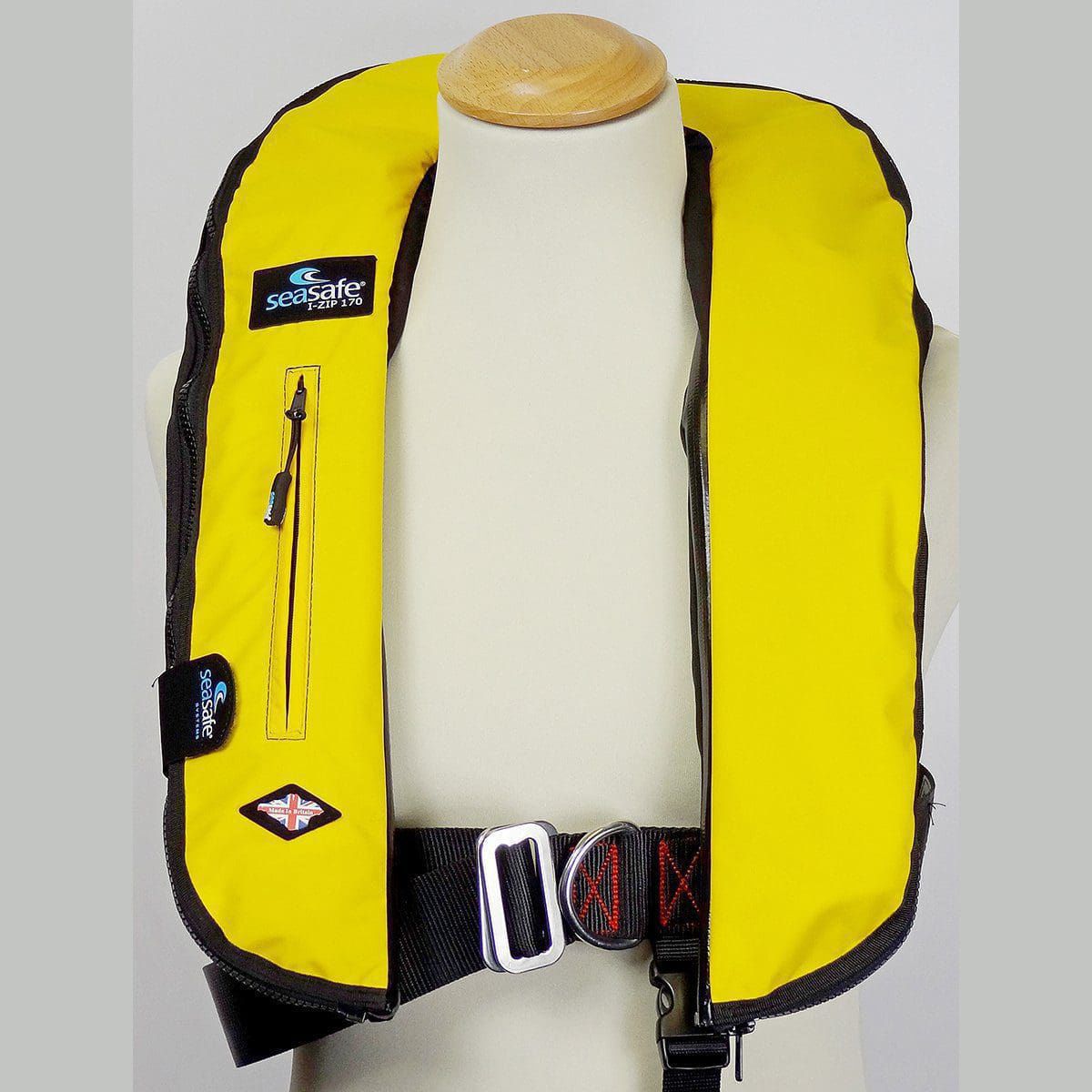 Inflatable life jacket - I-Zip Life - Soft Yellow - Seasafe Systems Ltd ...