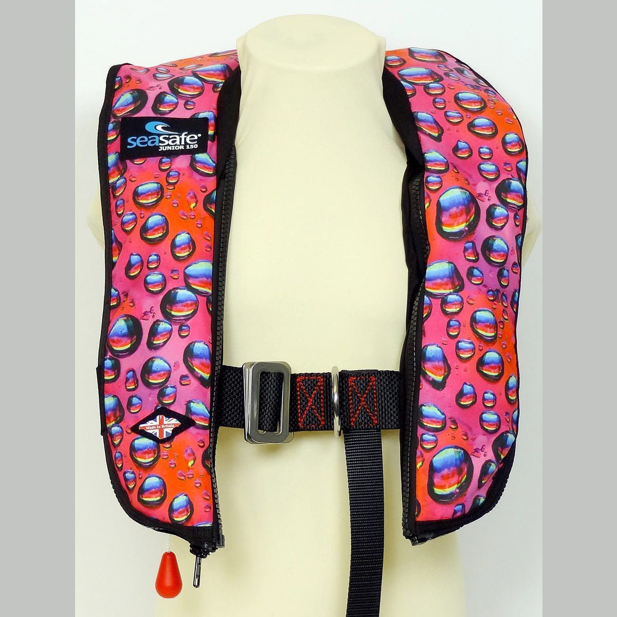 Inflatable life jacket - Pink Bubbles - Seasafe Systems Ltd - 150 N ...