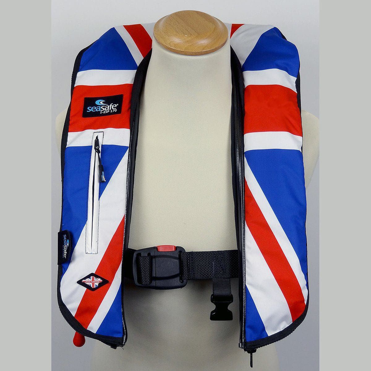 Inflatable life jacket - I-Zip – Union Jack - Seasafe Systems Ltd - 170 ...