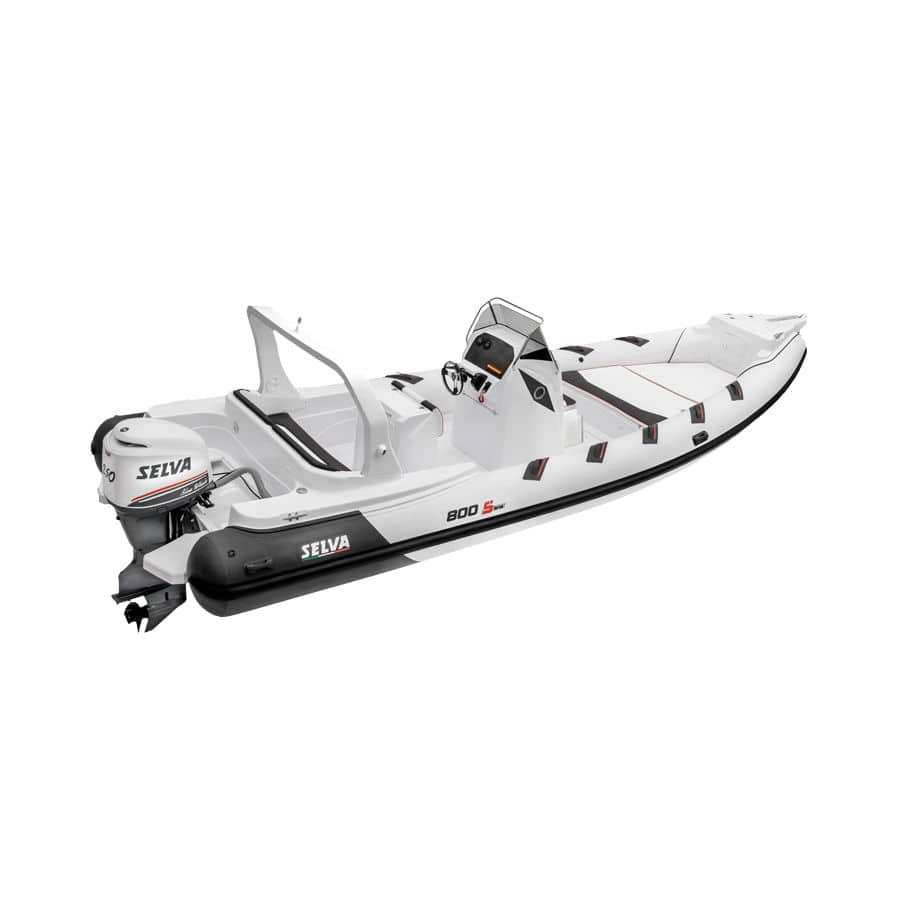 Outboard inflatable boat - D.800 SPECIAL - Selva Marine - Ribs - rigid ...
