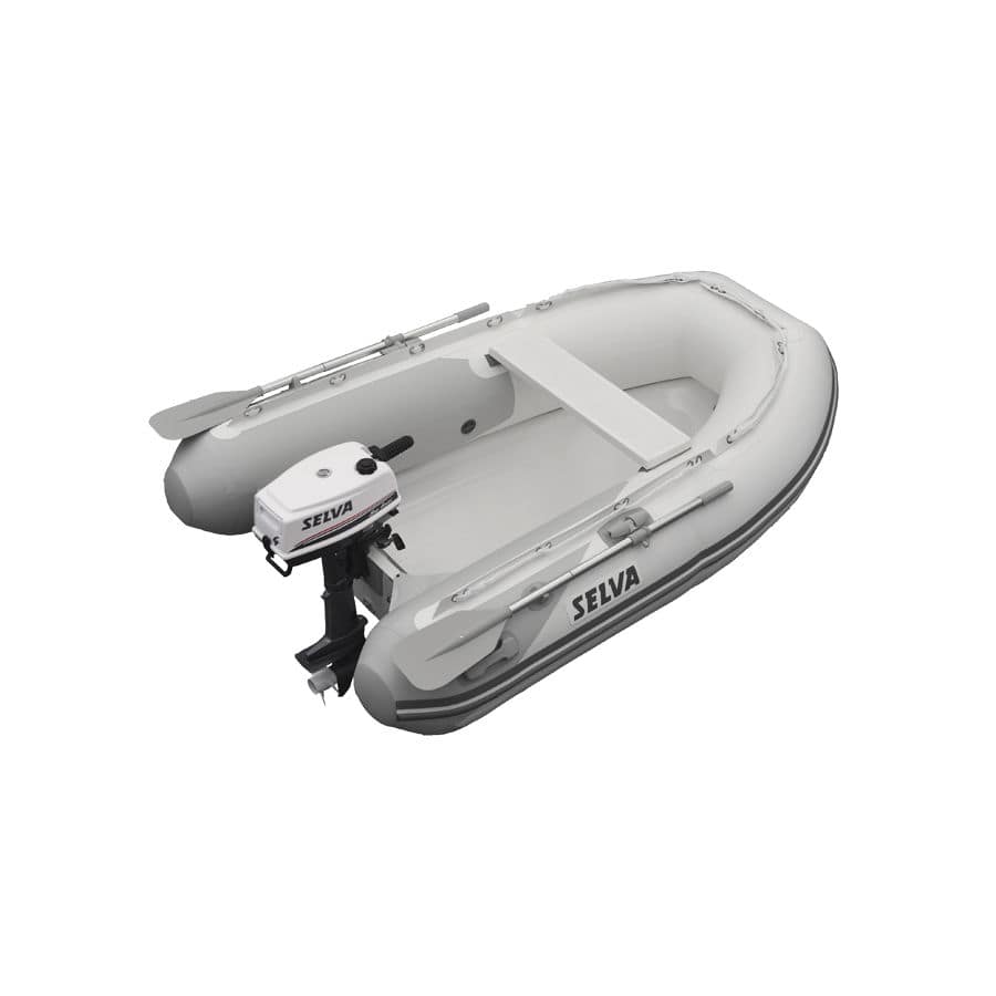 Outboard inflatable boat - T 225 V - Selva Marine - Ribs - rigid / open ...