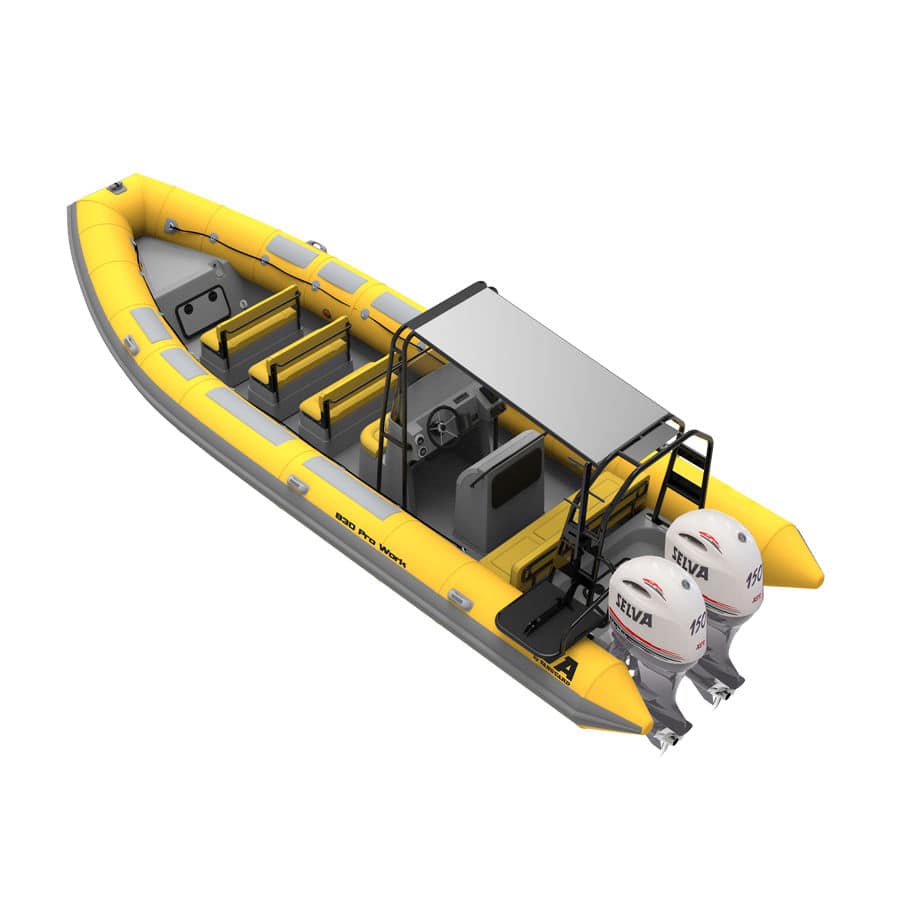 Work boat - 830 PRO - Selva Marine - Ribs - sightseeing boat / outboard ...
