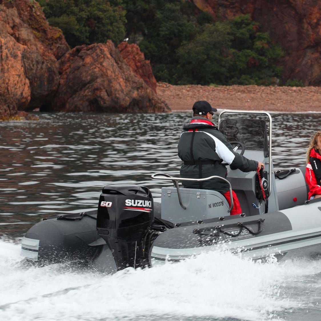 Outboard engine - DF60A - Suzuki Marine Europe - gasoline / boating / 4 ...