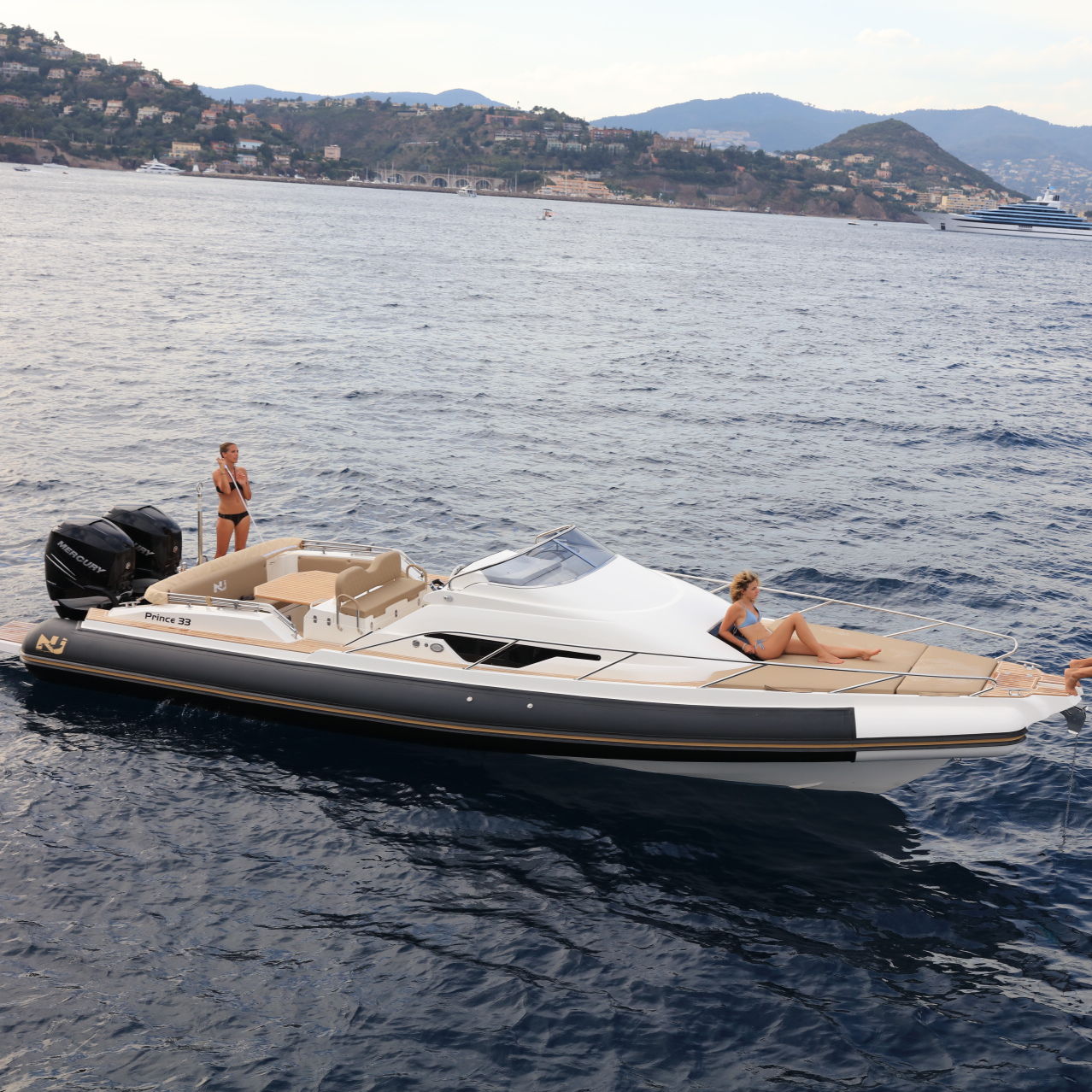 Outboard inflatable boat - Prince 33 - Nuova Jolly - twin-engine ...