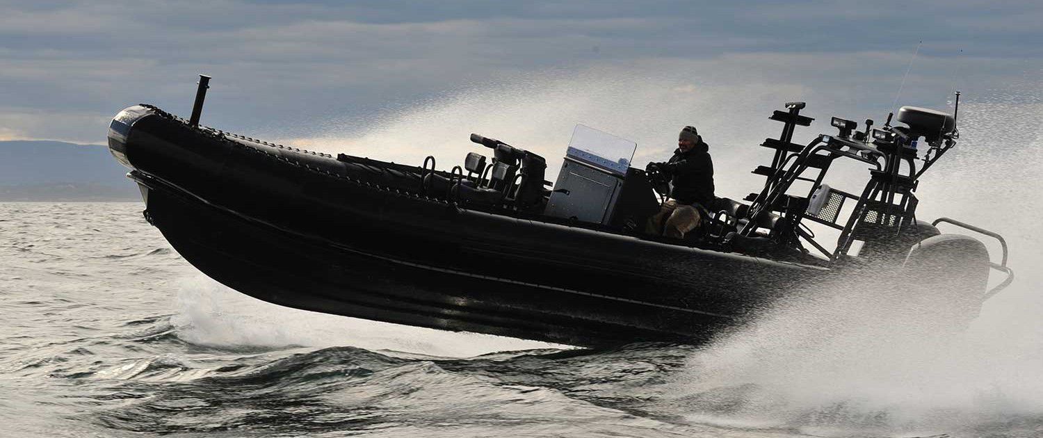 Patrol boat - TITAN 300 - Titan - outboard / rigid hull inflatable boat