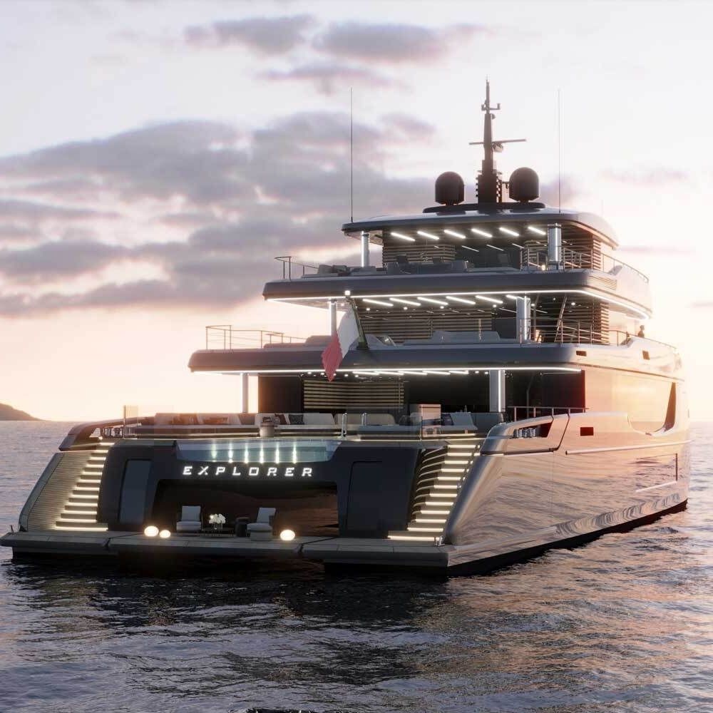 Cruising mega-yacht - 50M Sunreef Explorer - Sunreef Yachts - explorer / raised pilothouse ...