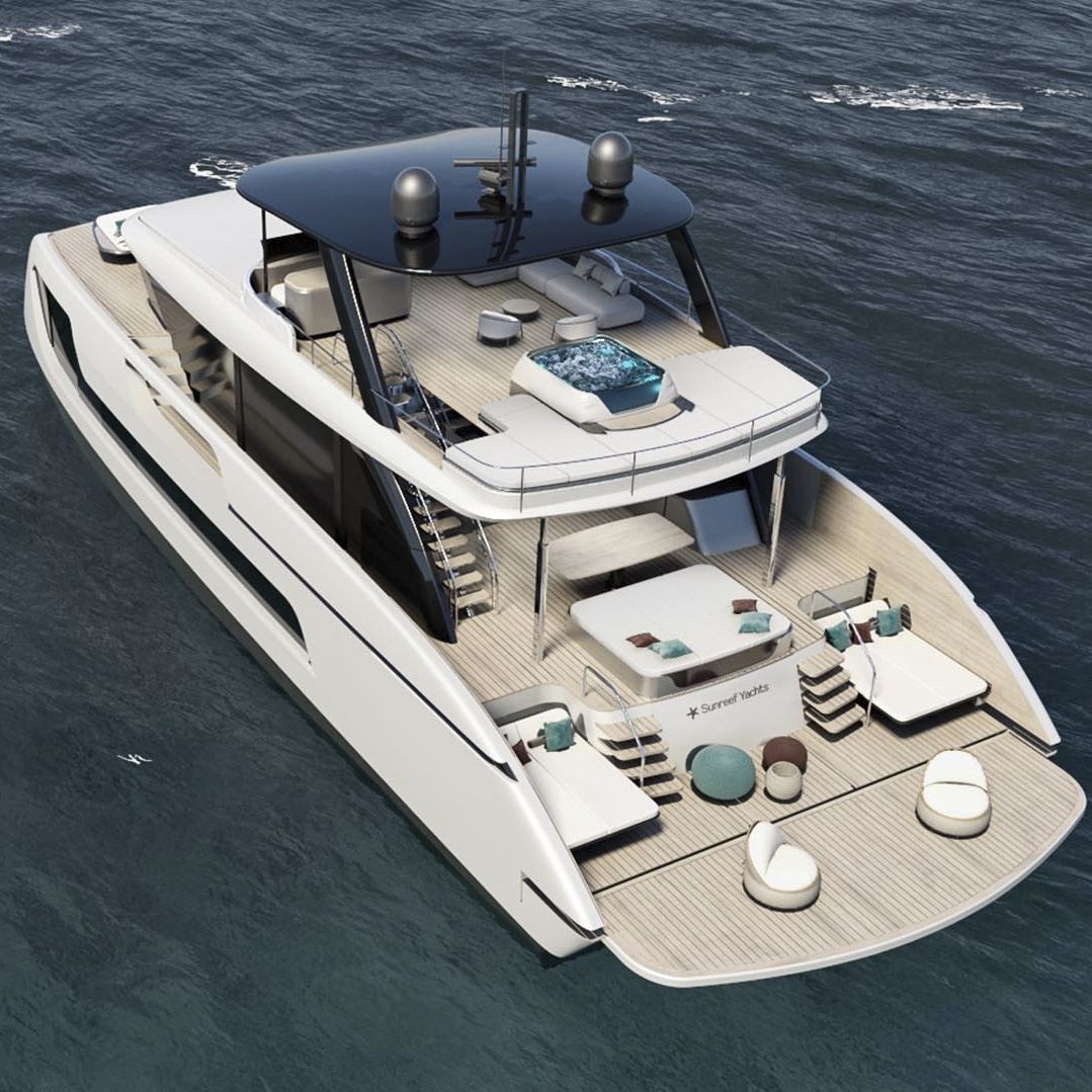 High-performance motor yacht - 77 ULTIMA - Sunreef Yachts - flybridge ...