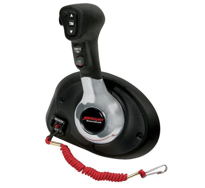 Engine control lever - Mercury Outboards - mechanical / single-lever ...