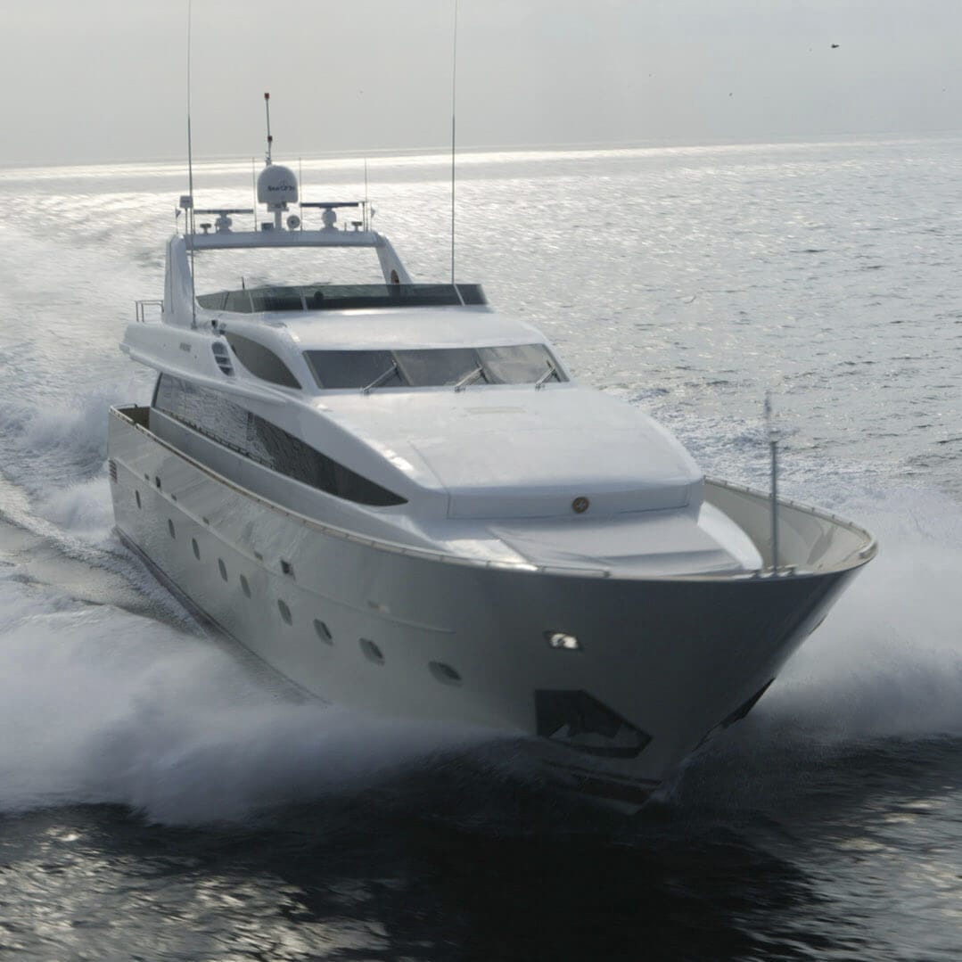 Cruising super-yacht - M/Y ALILA - Admiral yachts - flybridge / aluminum