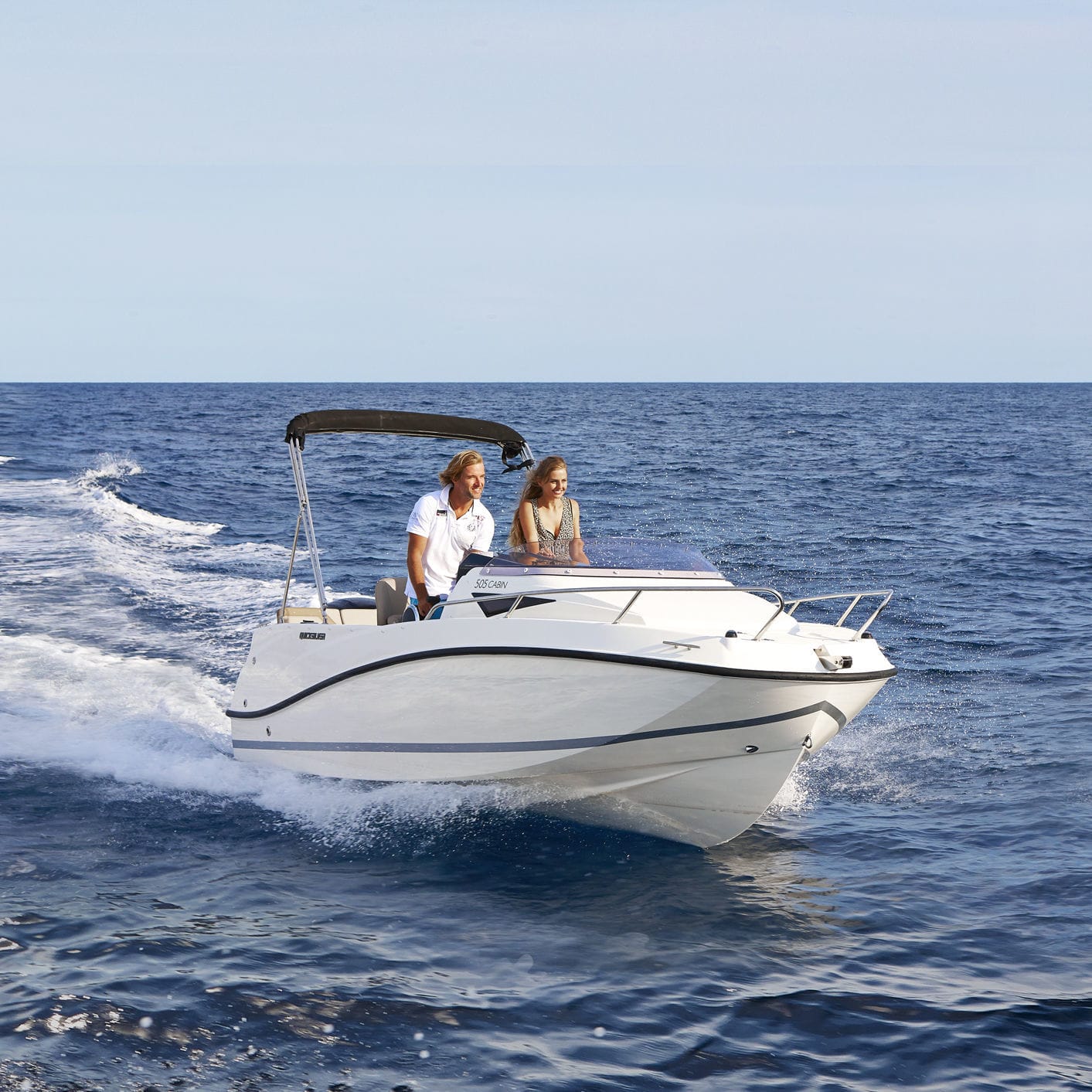 Outboard day cruiser - Activ 505 Cabin - Quicksilver Boats - open / 5 ...