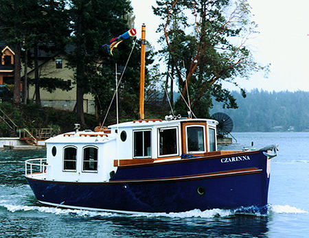 Inboard trawler - Czarinna 30 - Devlin - wooden