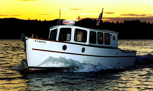 Inboard trawler - Black Crown 30 - Devlin - wooden