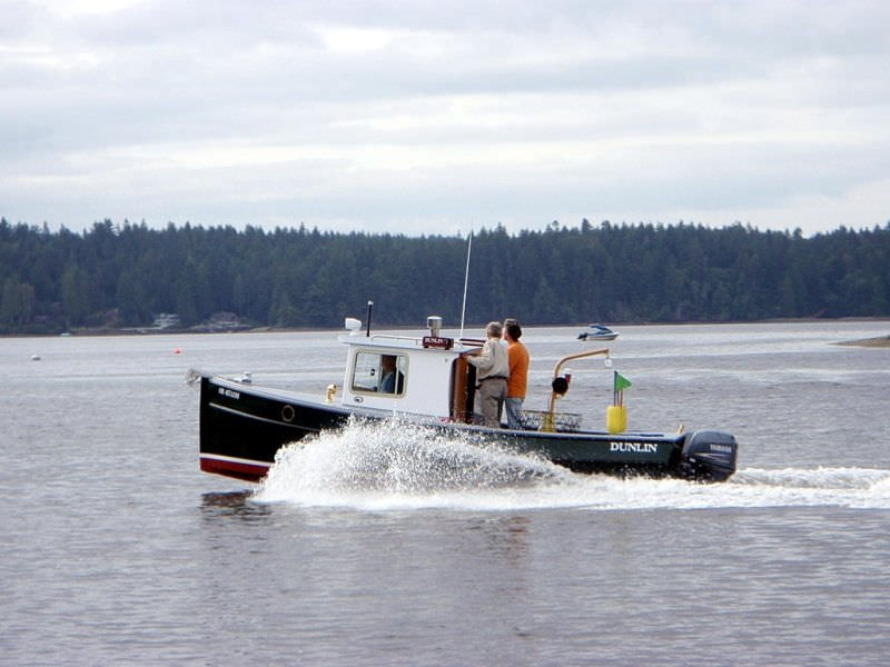 Inboard day cruiser - Dunlin 22 Pilot - Devlin - wooden / classic