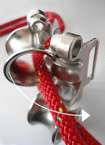 Sailboat fairlead - DOUBLE - Facnor - deck