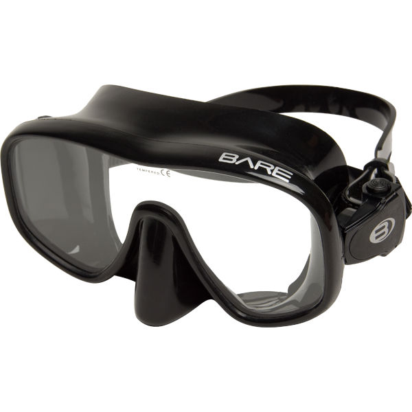 Single-lens dive mask - FRAMELESS - Bare Divewear