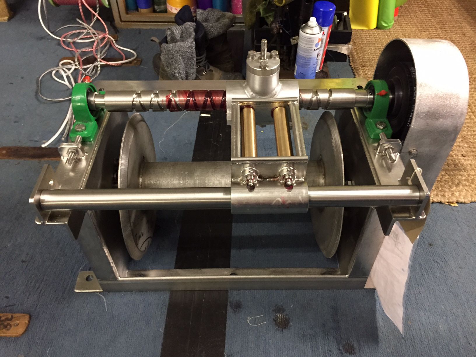 Boat winch - Waterbird Parakites - parasail / hydraulic drive