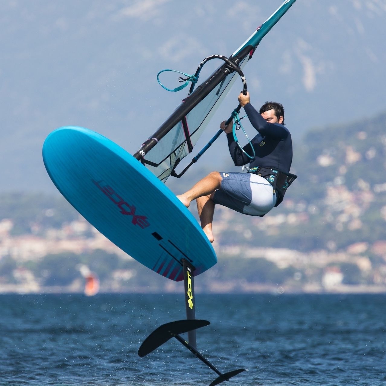 Freeride windsurf board - AST - Exocet - with foil / Deep Tuttle Box