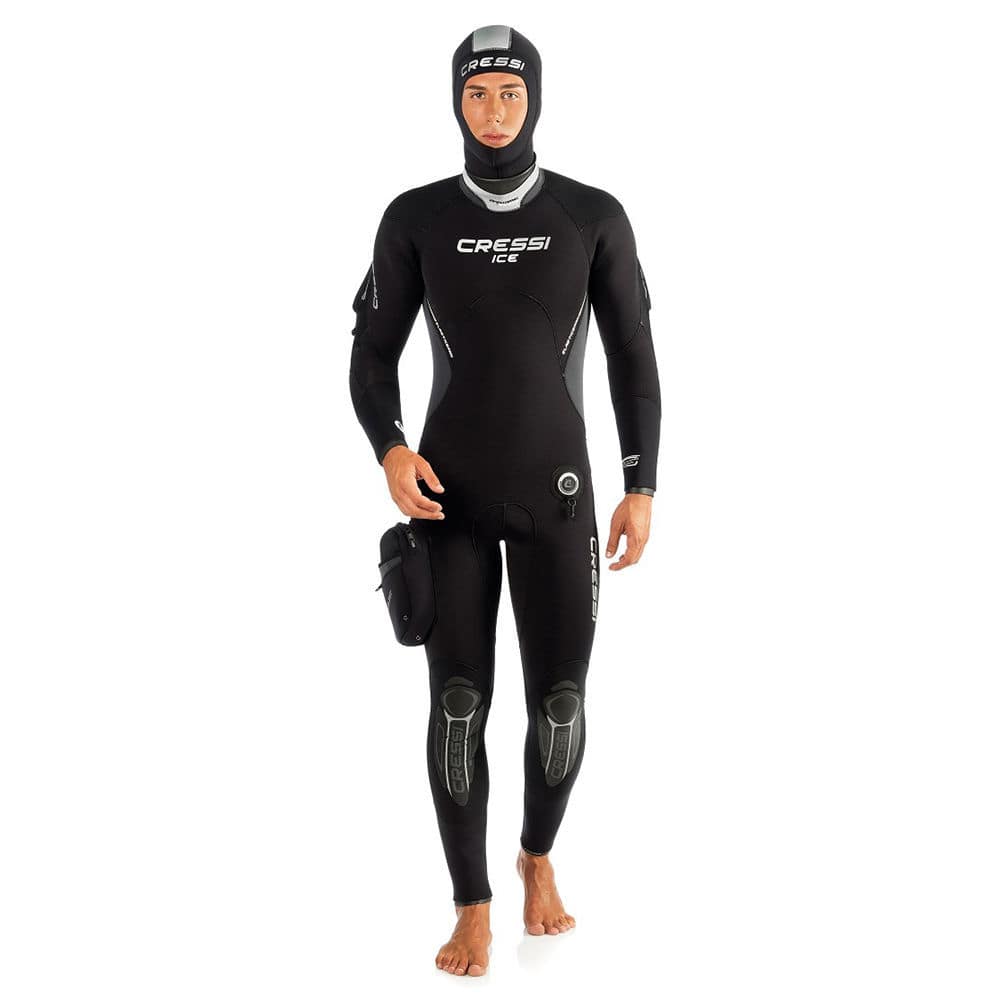 Dive semi-drysuit - Ice - Cressi-Sub - long-sleeve / one-piece / with hood