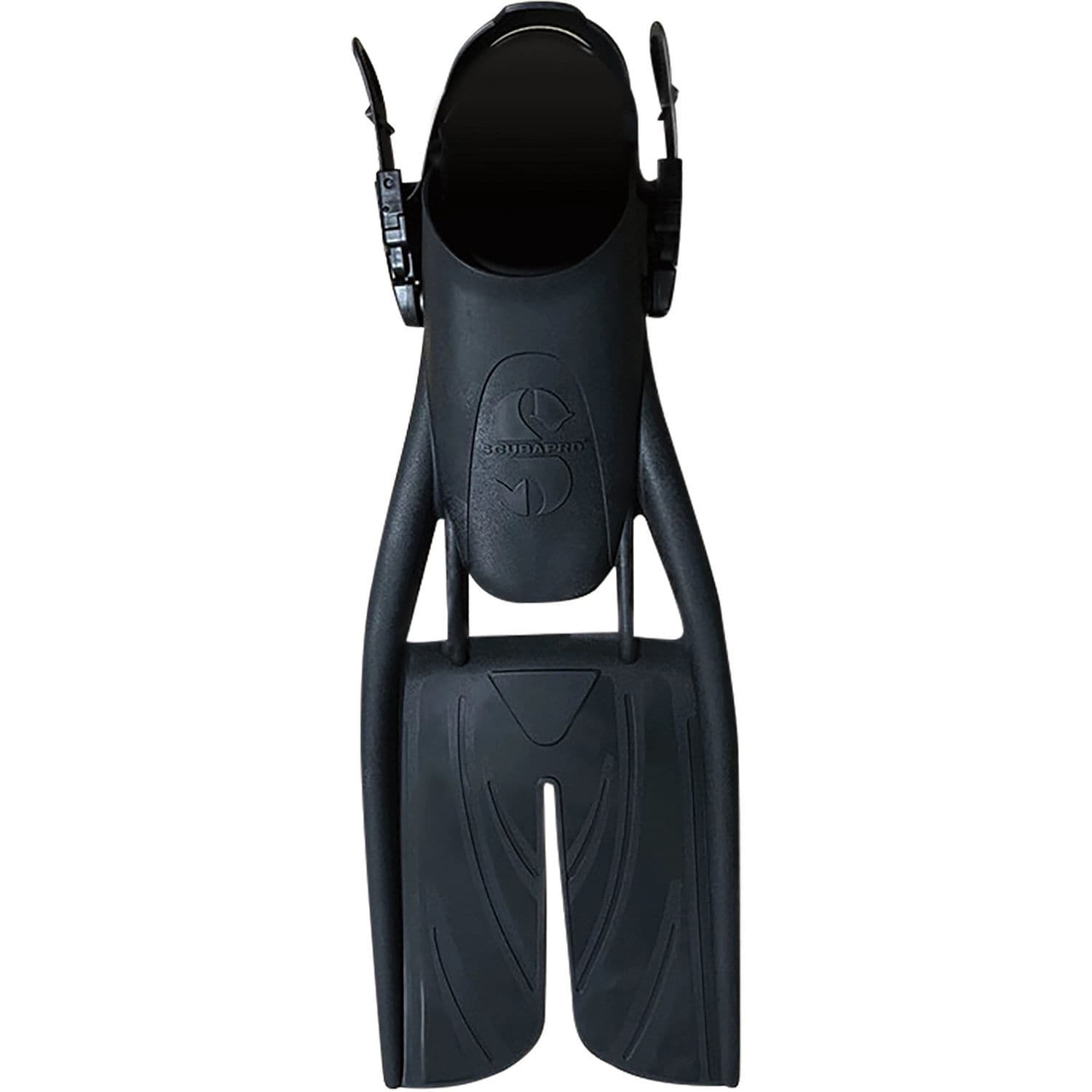 Dive fins - TWIN JET II - Scubapro - rubber / open-heel / black