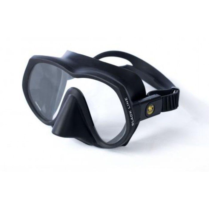 Single-pane dive mask - BLACKLINE - Poseidon