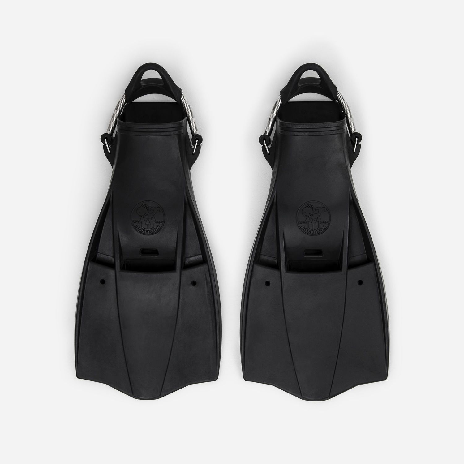 Commercial diving fins - TRIDENT - Poseidon - rubber / adjustable / black