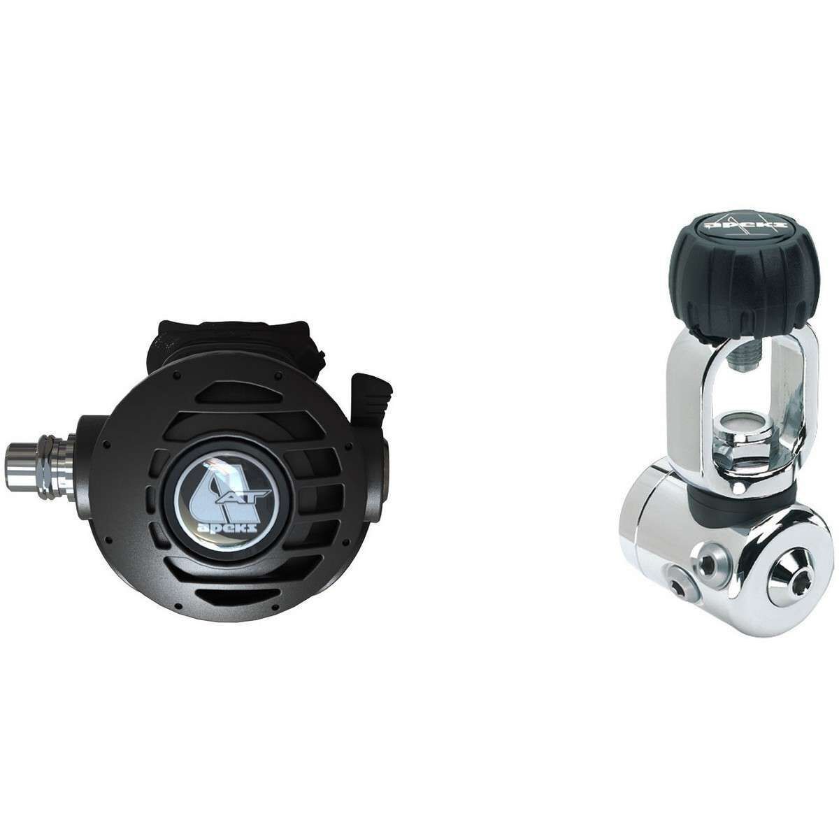 First and second stage scuba regulator - AT - Apeks - DIN / yoke / nitrox