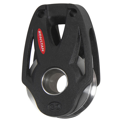 Single block - RF35109HL - Ronstan - cheek / lashing / with ball bearing