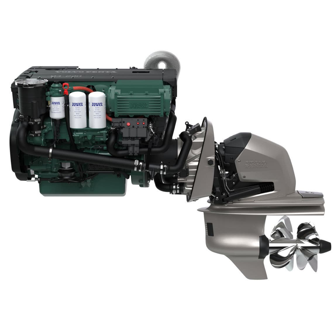 Stern-drive engine - D4 DPH series - Volvo Penta - diesel / boating ...