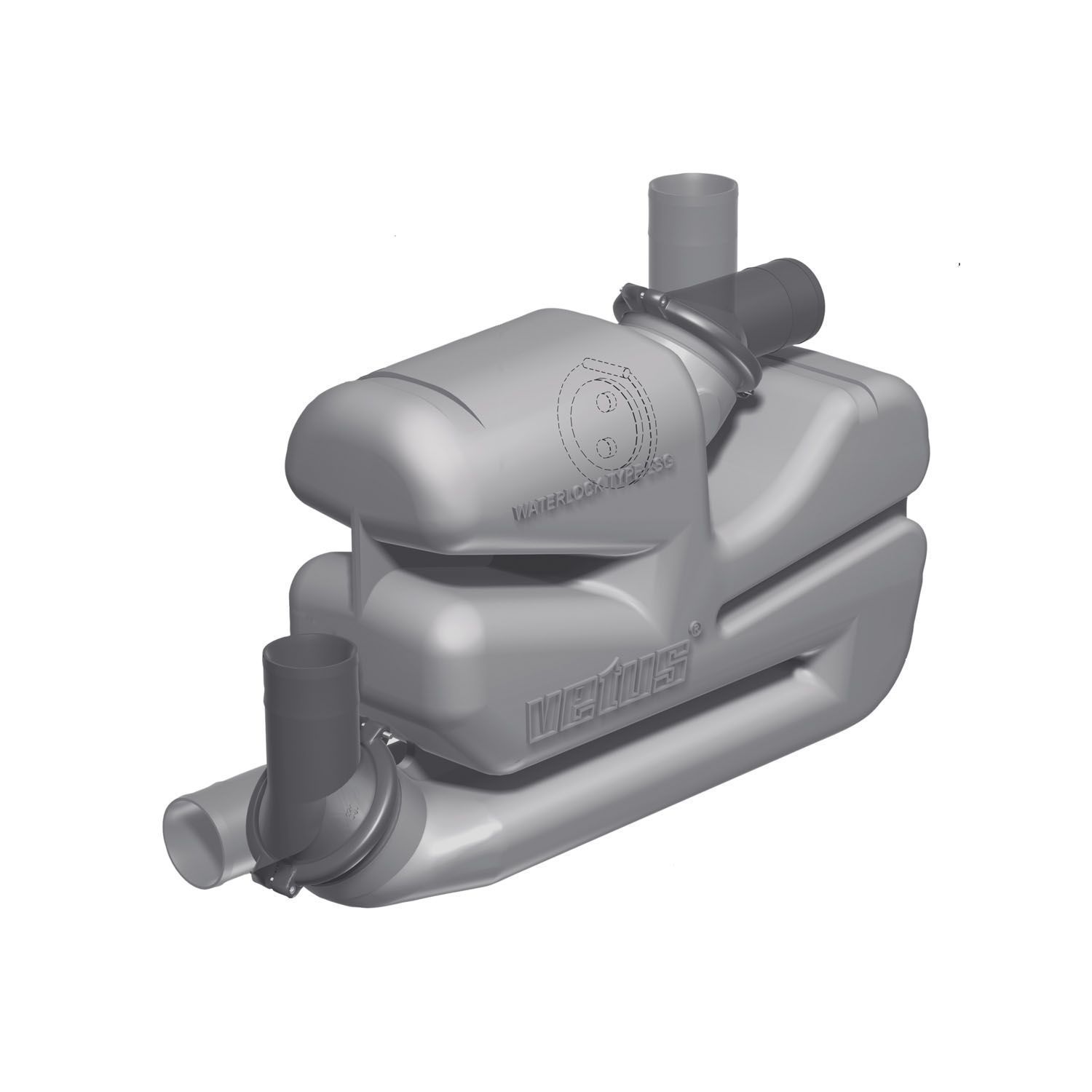Boat exhaust muffler - LSG series - VETUS