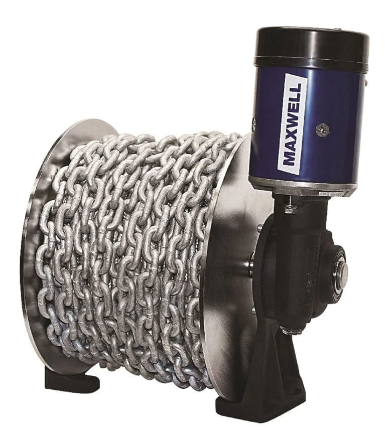 Boat winch - P10287 series - VETUS - anchor / electric drive / single-drum