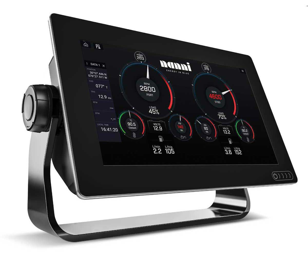 Sonar multi-purpose instrument - SI.7 - Nanni Industries - wind vane ...