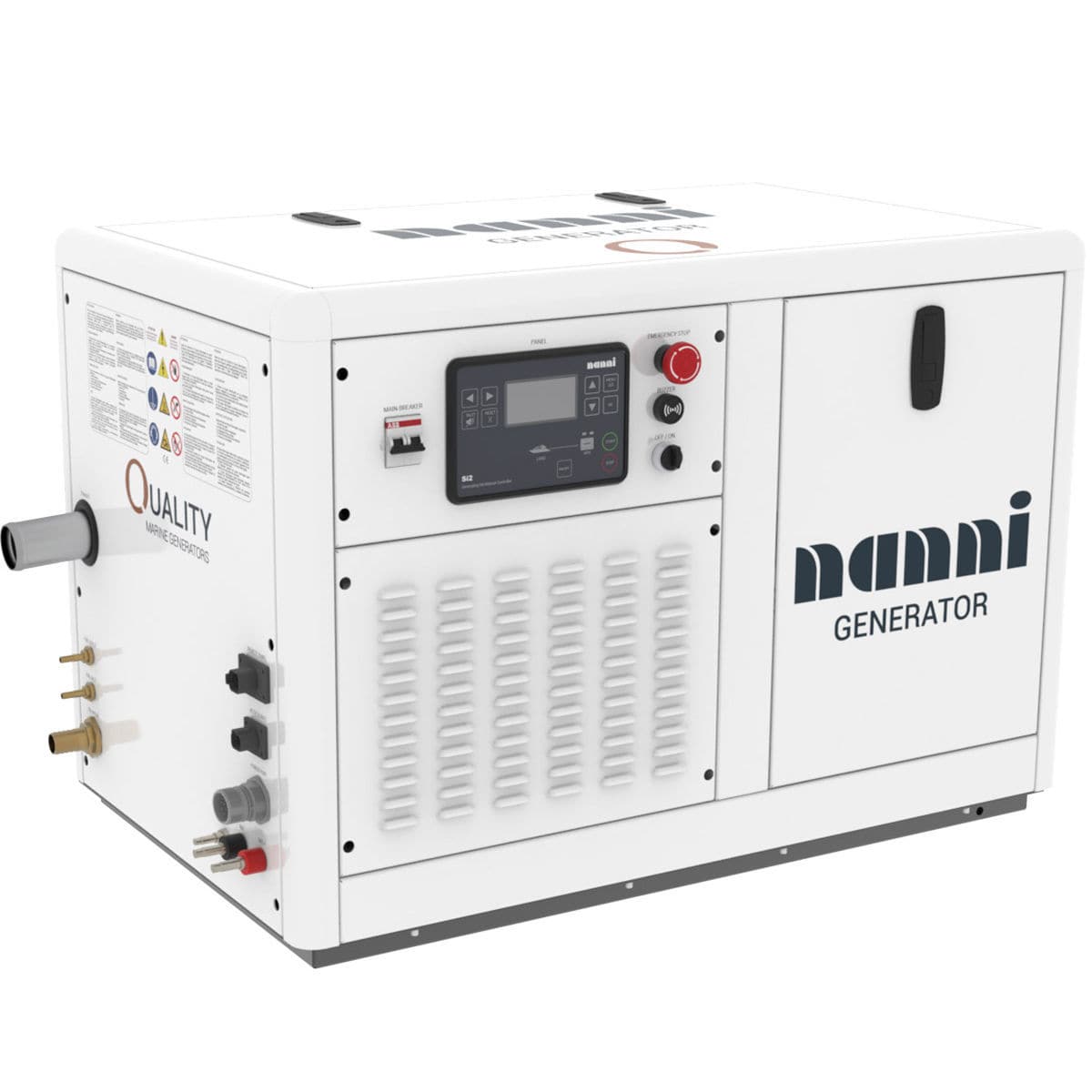 Diesel generator set - 8CM50 - Nanni Industries - for boat / 50 Hz / IP23