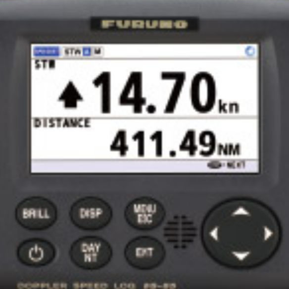 Boat speed log - DS-85 - Furuno - for ships / digital / electromagnetic