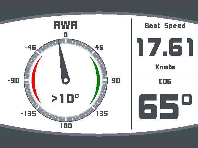 Sailboat display - Multigraphic - nke Marine Electronics - multi ...