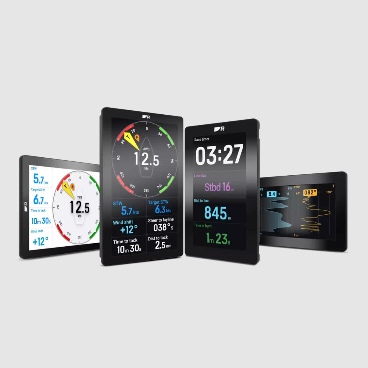 Sailboat display - ALPHA - Raymarine - multi-function / TFT-LCD