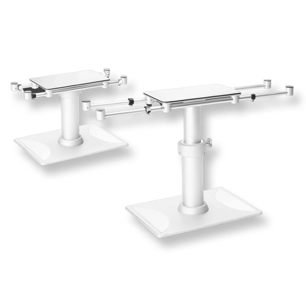 Pneumatic table pedestal - T 233 MG - Besenzoni SpA - aluminum
